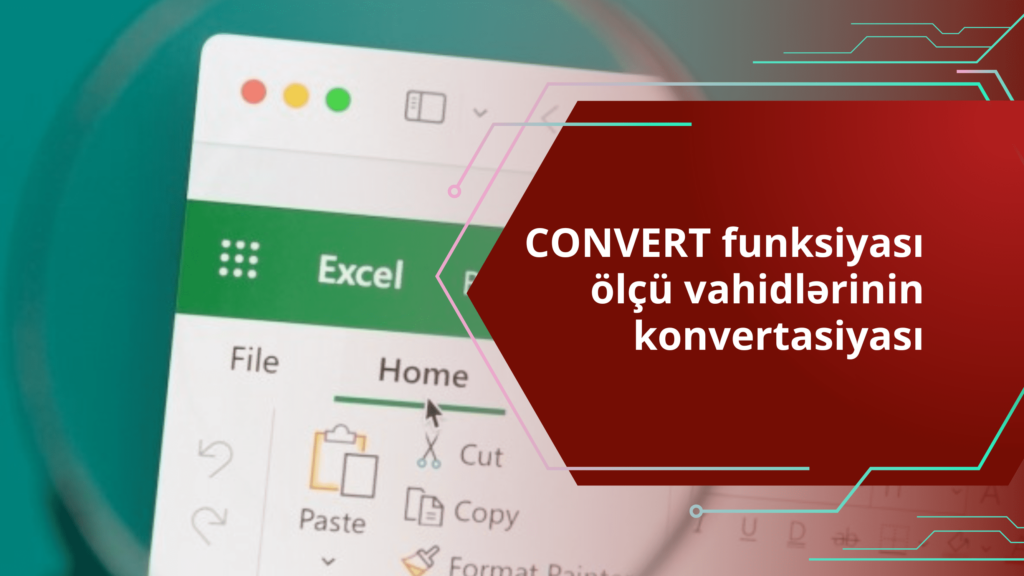 CONVERT funksiyası – ölçü vahidlərinin konvertasiyası - Excel.Az