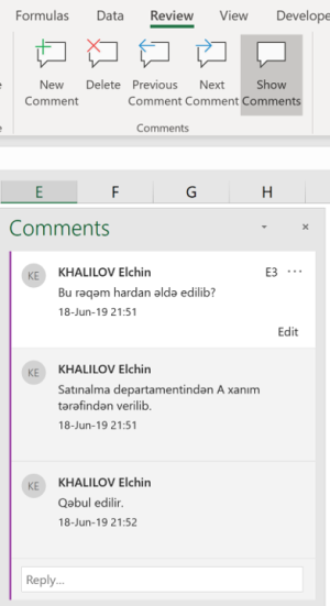 Excel 2019 – Notes vs. Comments - Excel.Az